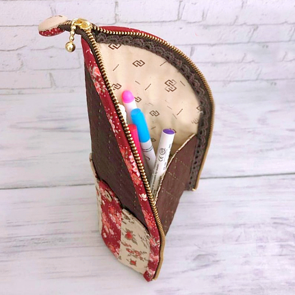 Standing Pencil Case Template With Instruction