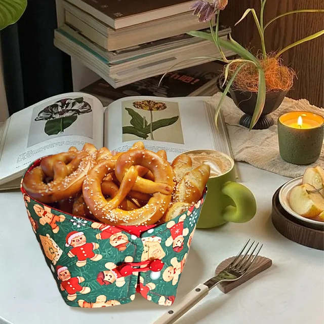 Easy Folding Basket Template - With Instructions