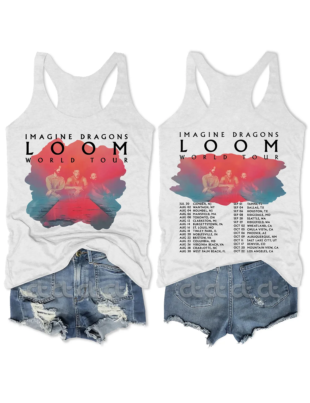 Imagine Dragons Loom World Tour 2024 Tank