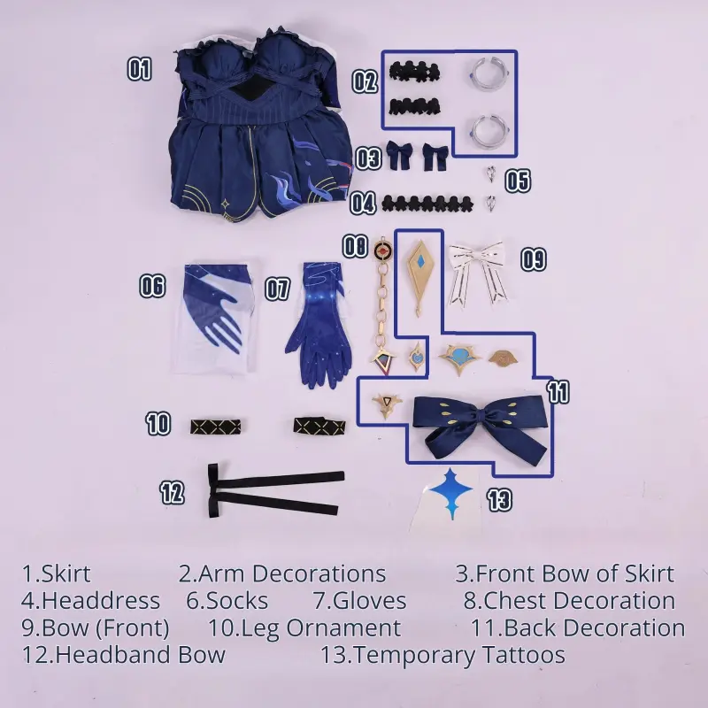 [Wetrose] Pre-Order Wuthering Waves Denia 2nd Form Game Outfit Cosplay ...