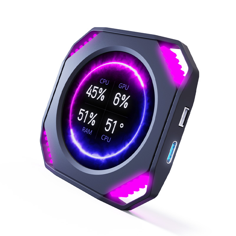 2.1 Inch IPS Round Water-Cooled Sub-Screen PCBA Module Module USB Sub ...