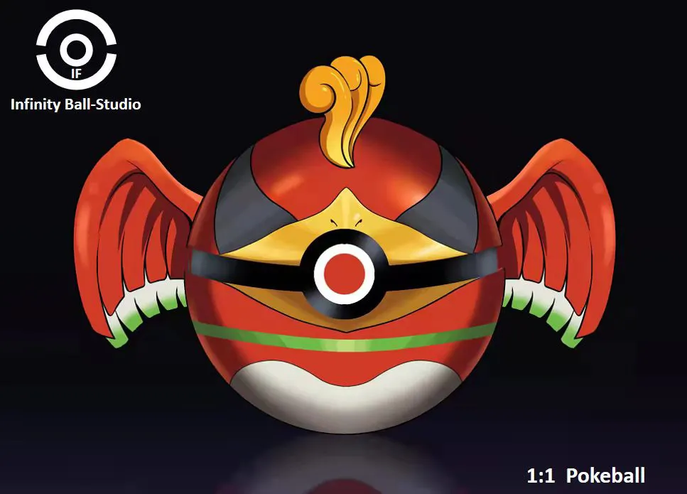 1/1 Scale Pokemon Style Poké Ball Series Lugia - Pokemon Resin Statue ...