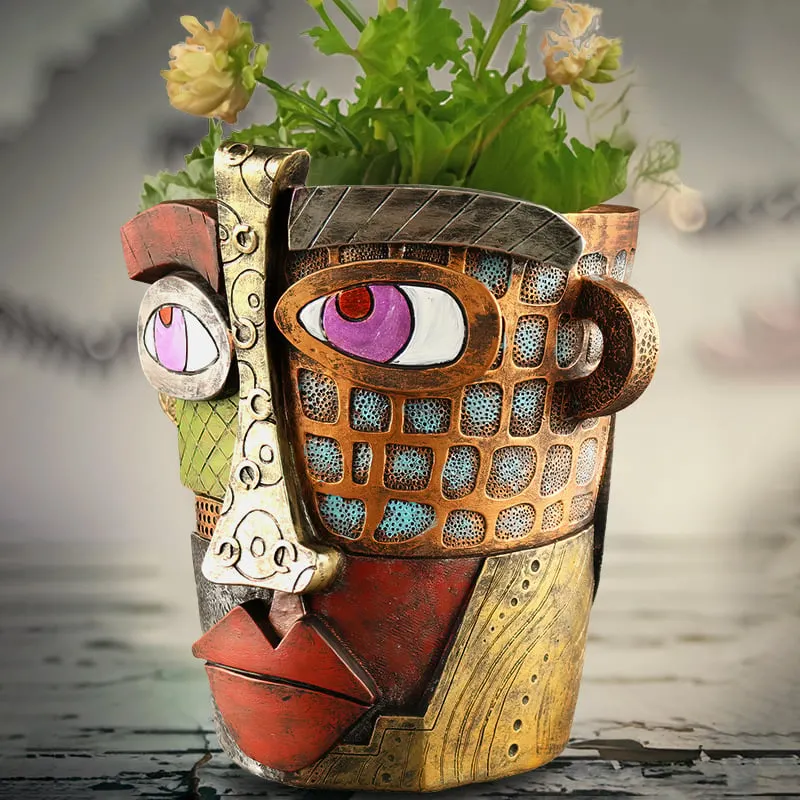 🪴🌸Spring sale 50% off🌺 - handmade picasso brutalist abstract beauty ...