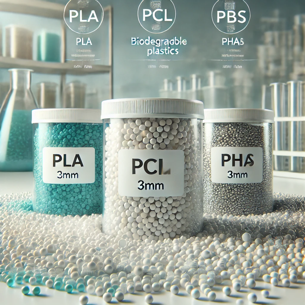 Polymer Pellets 3mm Grains Multiple Models PLA PCL PS PE PBS PHA PMMA ...