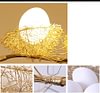 Led Bird Nest Modern Gold Ceiling Chandelier Vintage Oriental ...