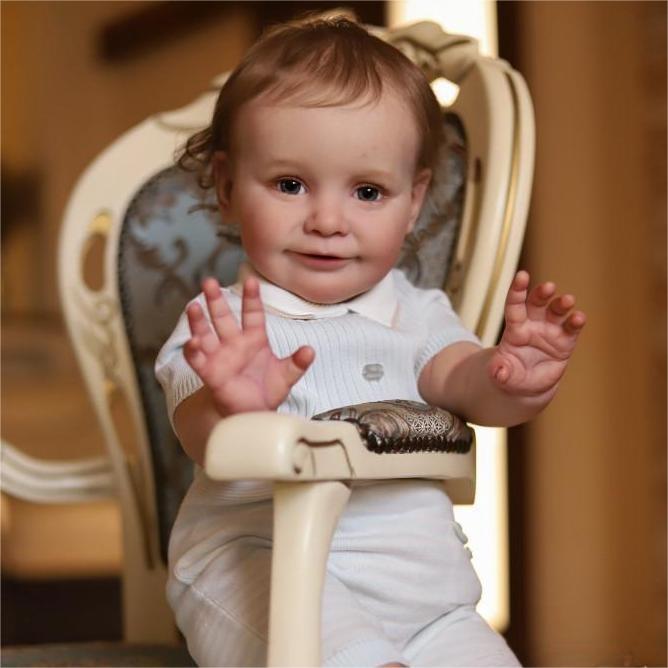 [New] 20" Soft Weighted Body Reborn Awake Girl Yuson,Gift Set with ...