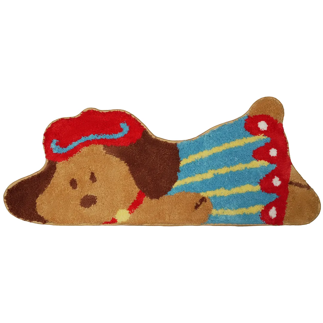 Plush Animal Friends Playroom Floor Rug
