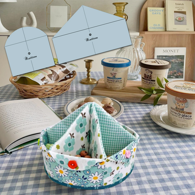 Round Partition Storage Box