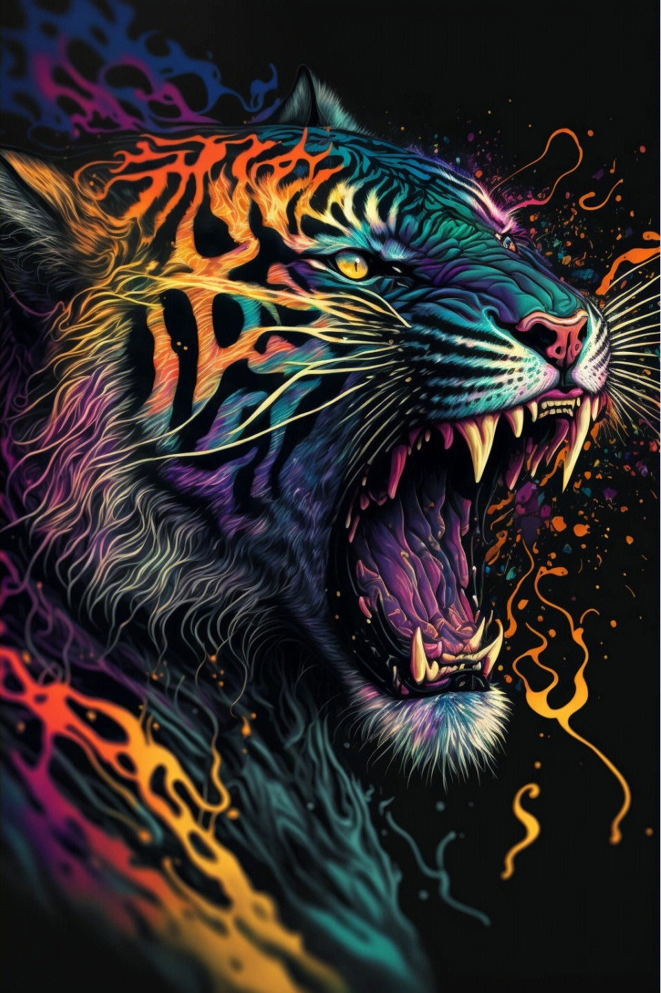 Full Round/Square Diamond Painting Kits | Tiger