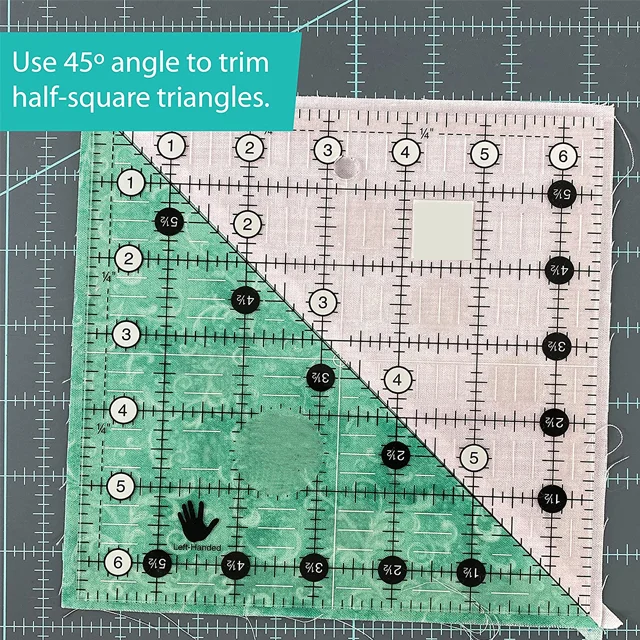 Left Handed Quilt Ruler Square
