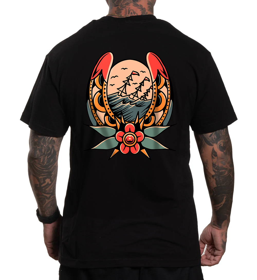 Whitewater Rafting Tattoo Graphic Print T-shirt SIIRIGO 19.99