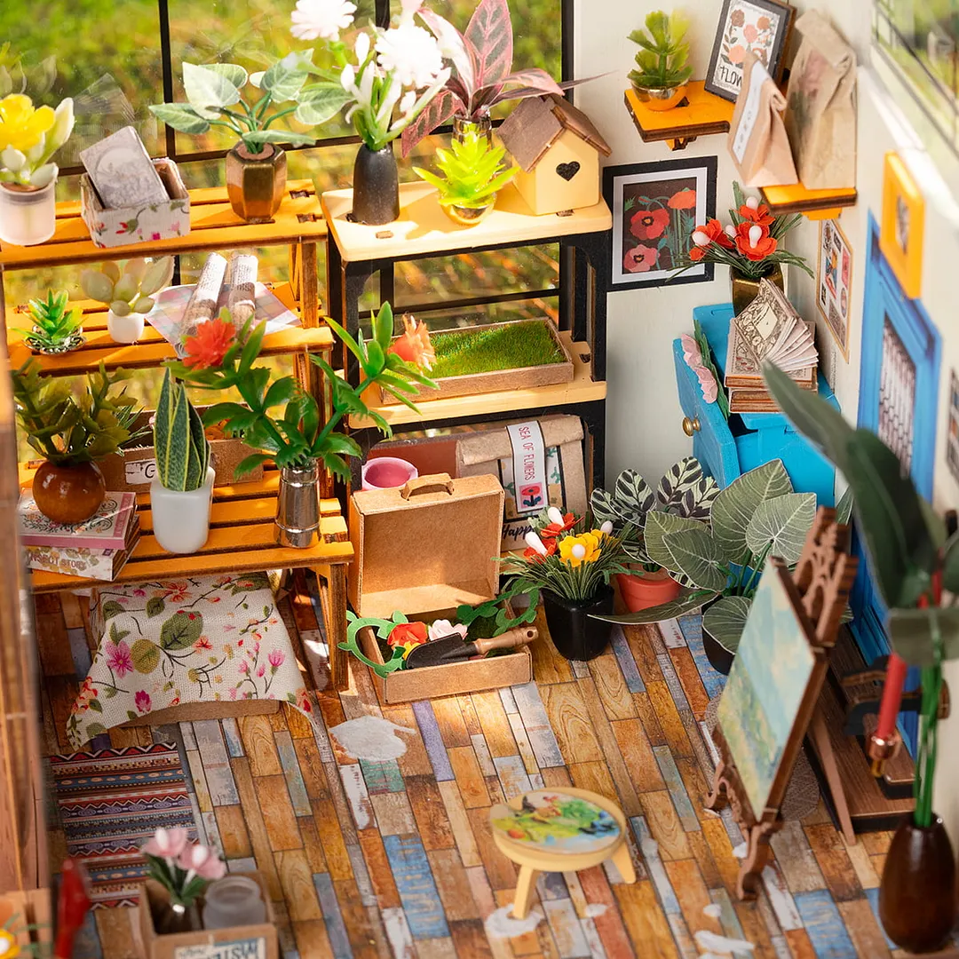 Rolife Cathy's Flower House DIY Miniatuurhuis DG104 | Robotime