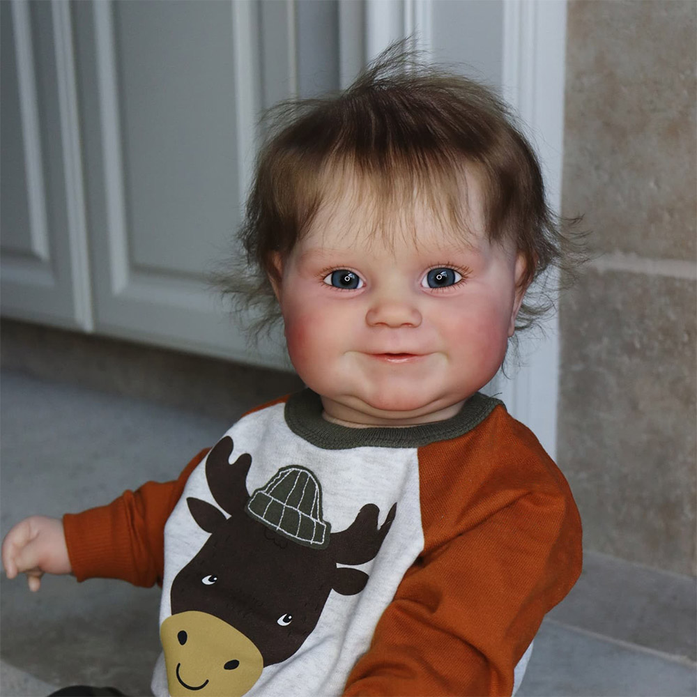 [Heartbeat & Coos] 20" Realistic Baby doll Reborn Toddlers Doll Girl ...