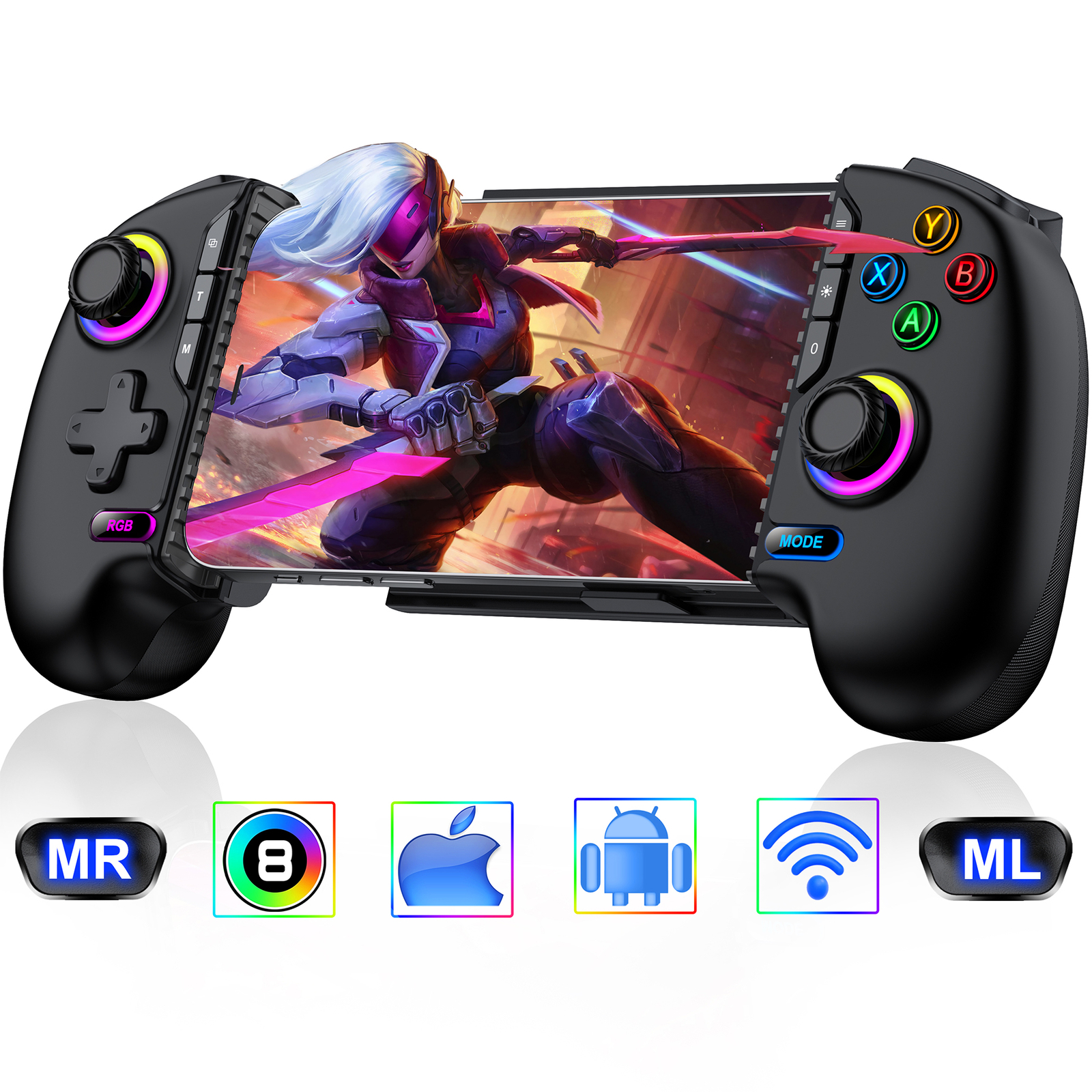 Phone Controller For Xbox Game Pass,Steam Link, Call of Duty, Roblox ...