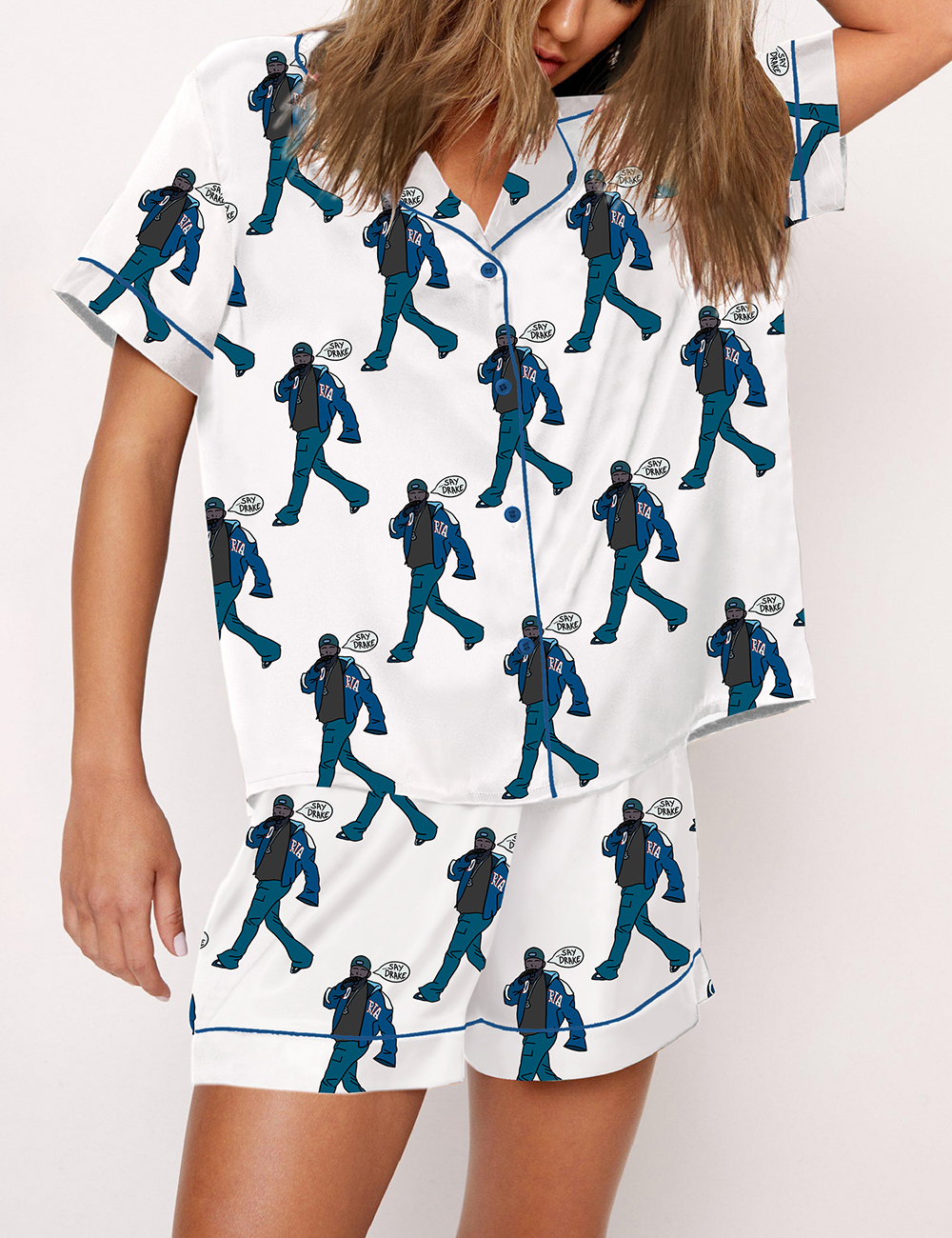 Women's Kendrick Lamar Superbowl Halftime Show Say Drake Pajama Set