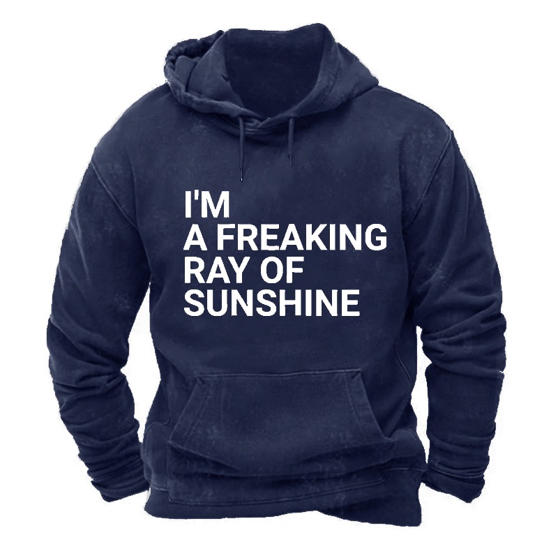 I'm A Freaking Ray Of Sunshine Joke Hoodie
