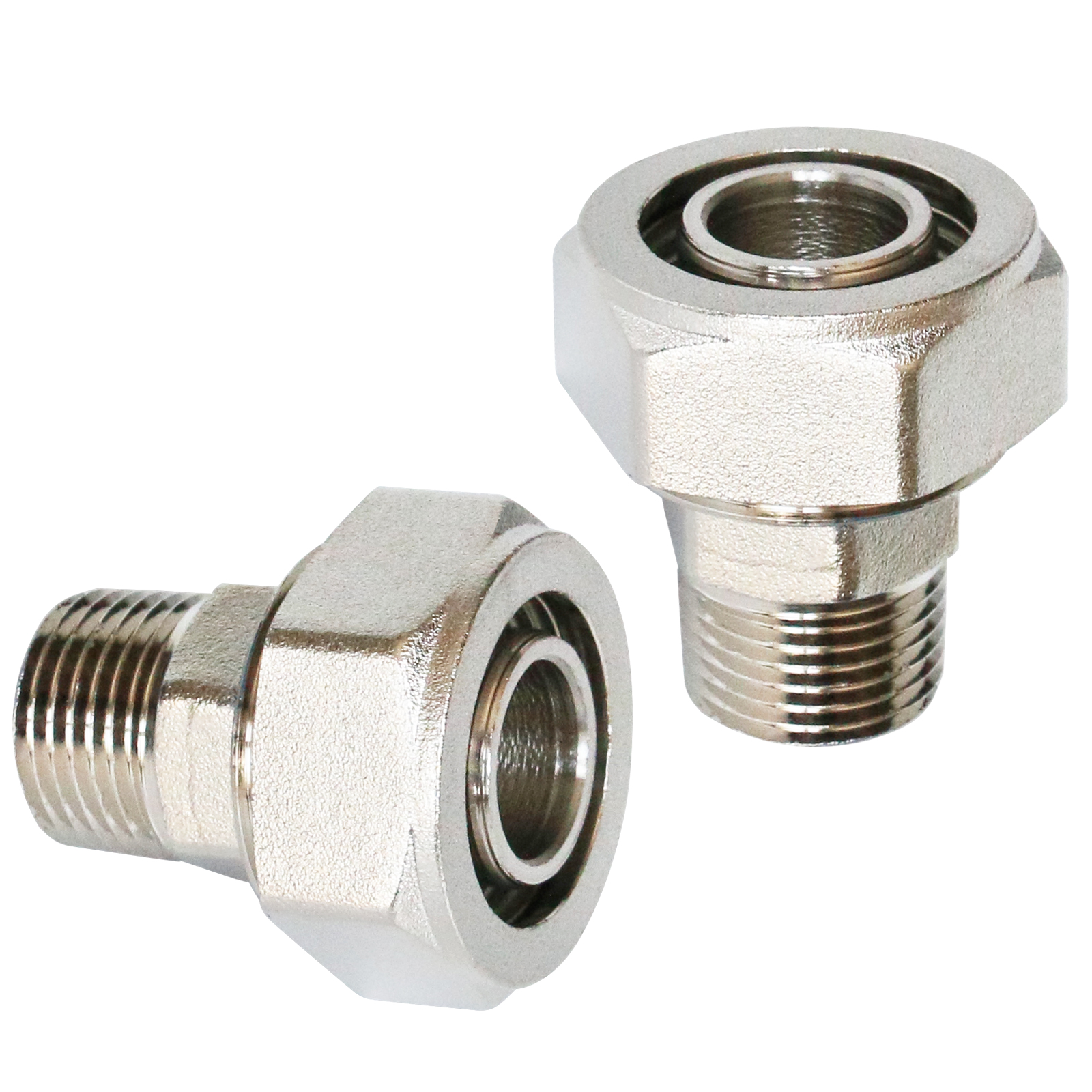 2PCS 3/4'' Straight Air Piping Fittings, 3/4'' x 1/2'' Male NPT Threads ...