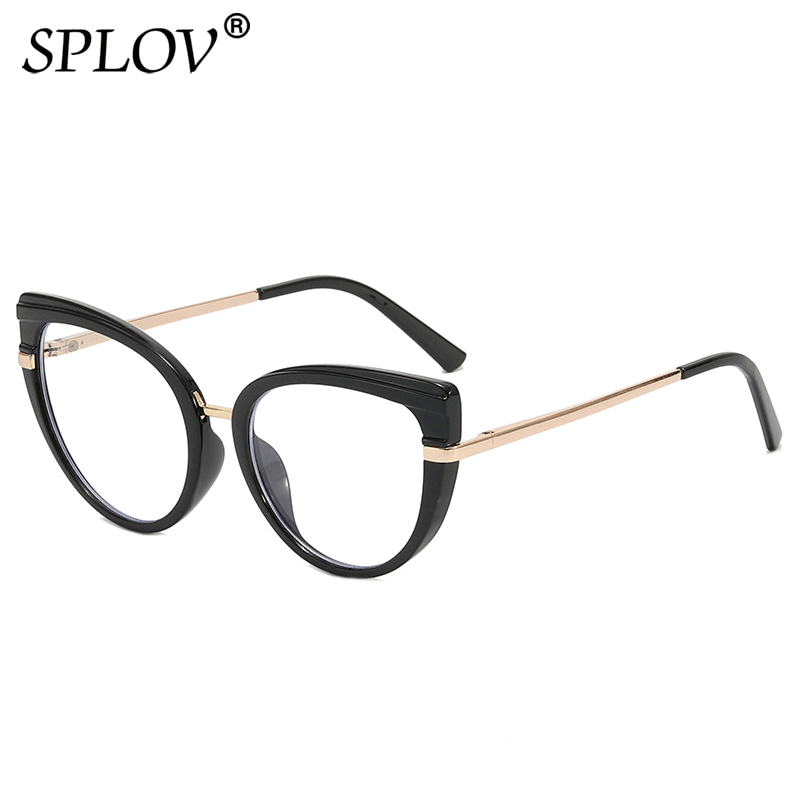 New AntiBlue Light Glasses Frame Women Cat Eye Computer Eyeglasses TR90 ...