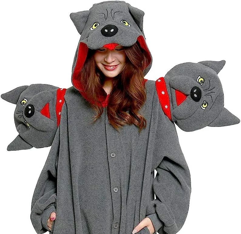 SAZAC Cerberus Kigurumi - Onesie Jumpsuit Halloween Costume