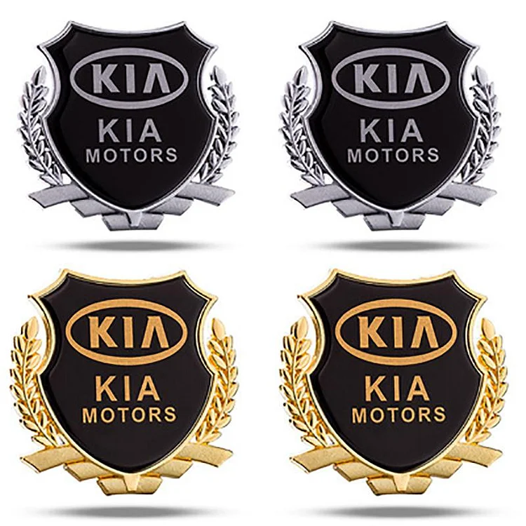 3D Car Metal Body Sticker 2PCS