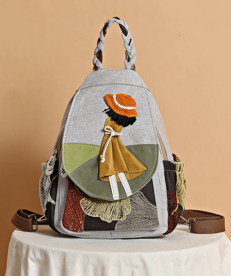 Original Design Versatile Canvas Backpack Bag