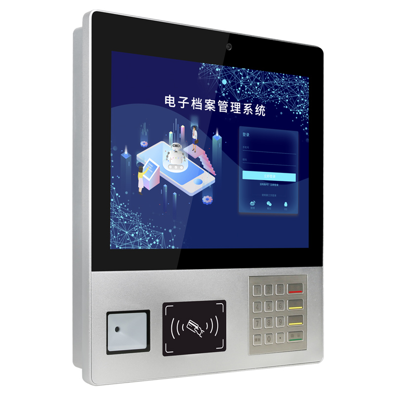 RFID Payment Kiosk Restaurant Touch Screen RFID Self Order Floor ...