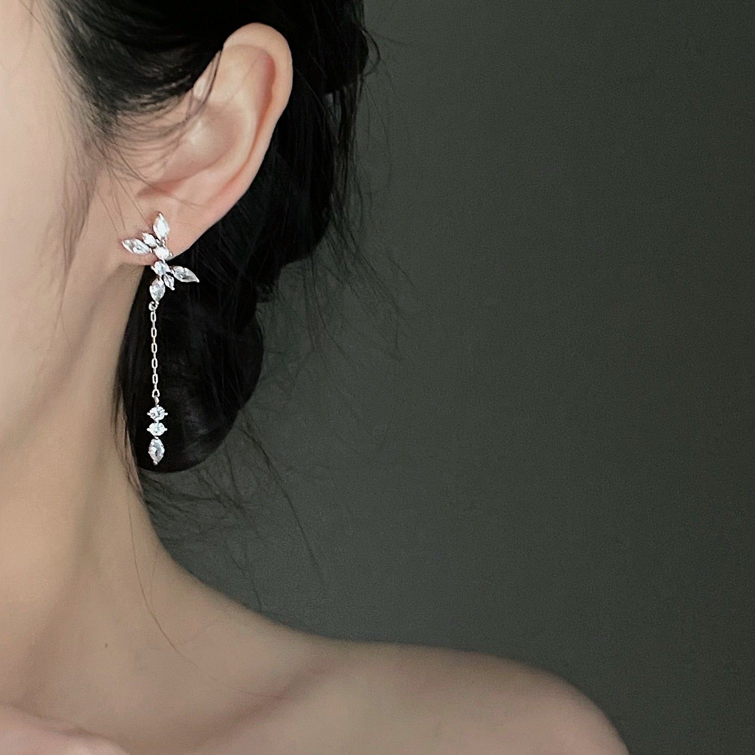 Fantasy Butterfly Drop Earring