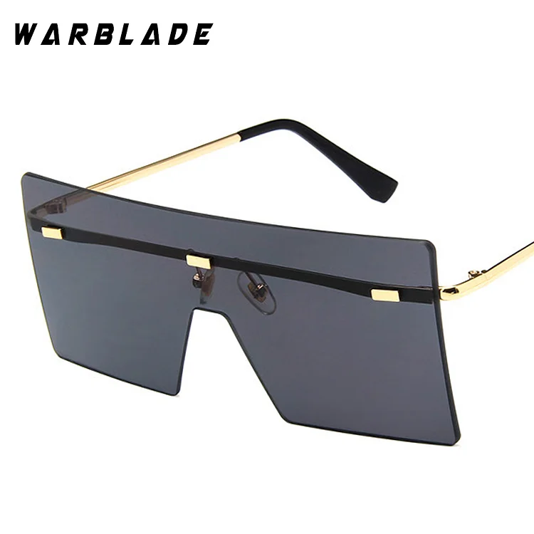 WarBLade Oversized Sunglasses Women Square Style Exaggerated Brand ...