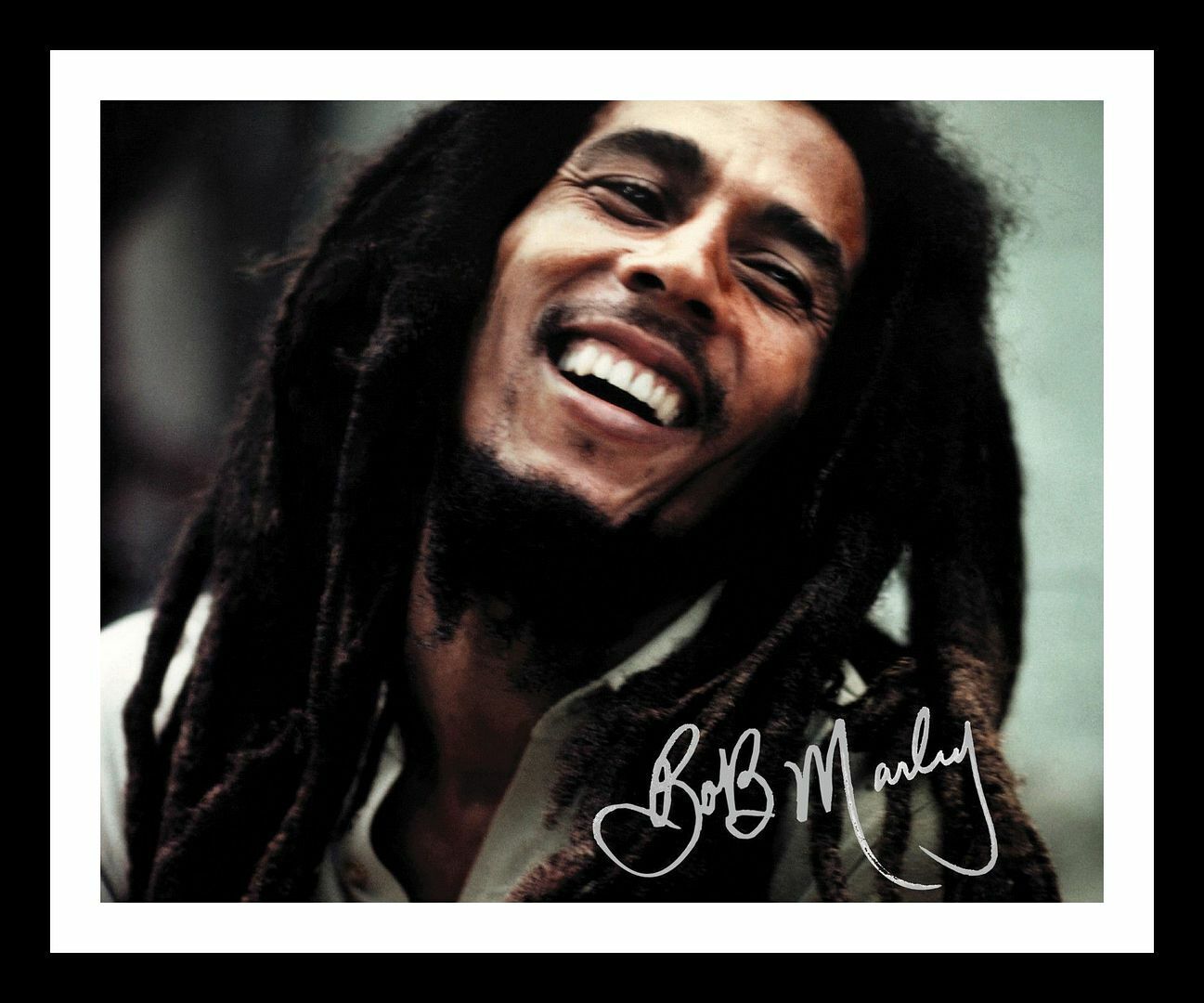 Bob Marley Autograph Signed & Framed Photo Poster painting