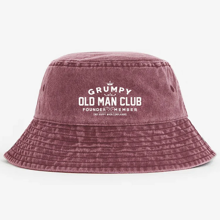 Grumpy Old Man Club Bucket Hat