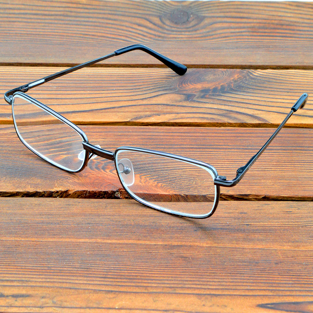 2 Pieces Advanced Alloys Frame Natural Crystal Lenses Reading Glasses ...