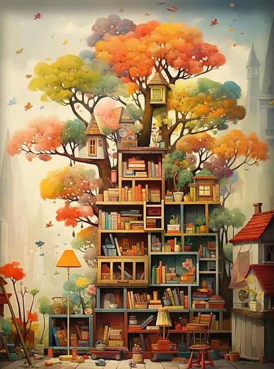 DIY Painting By Numbers | Treehouse Library - 40*50cm
