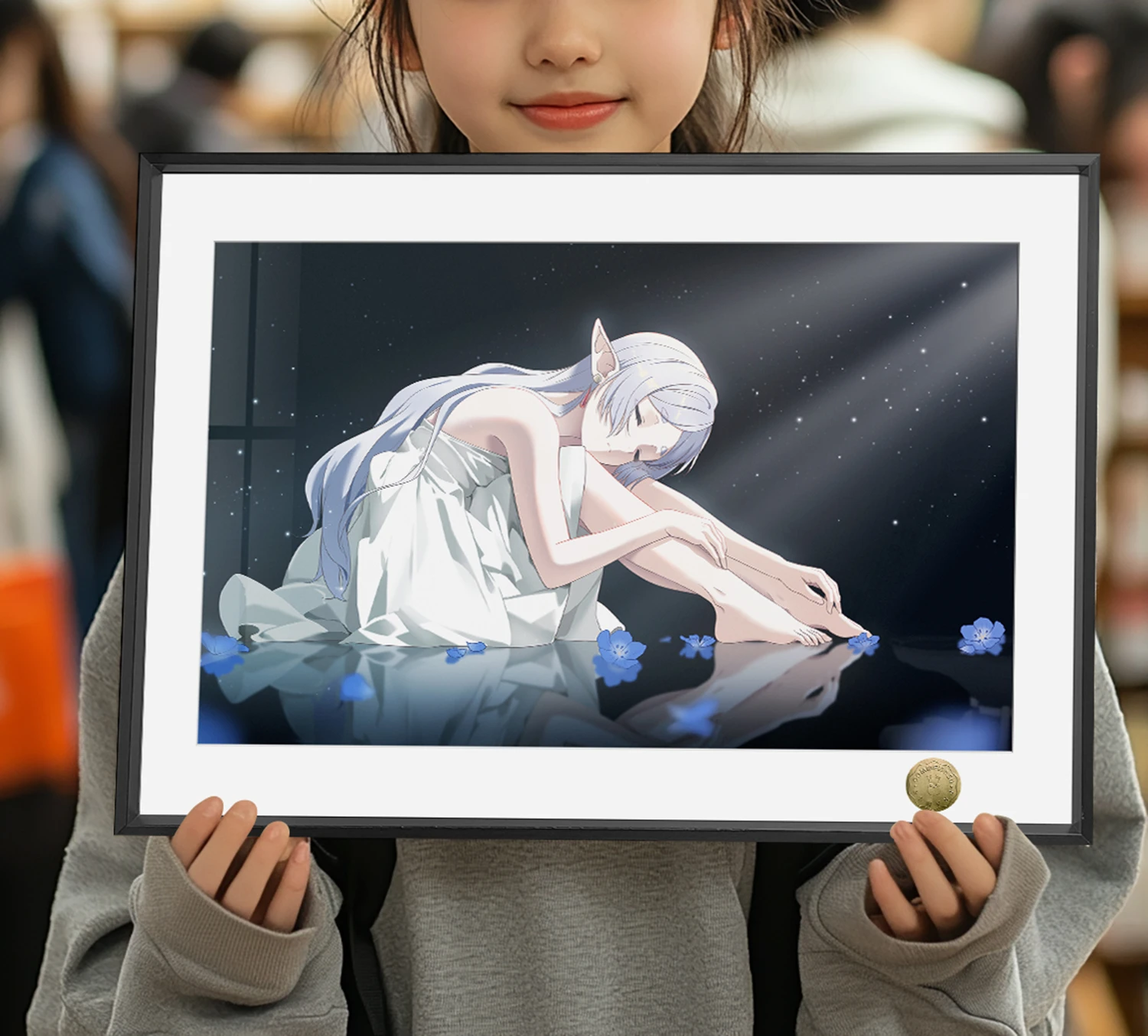 A3 & 4K Size Alone Elf Frieren Decorative Painting - Frieren: Beyond ...