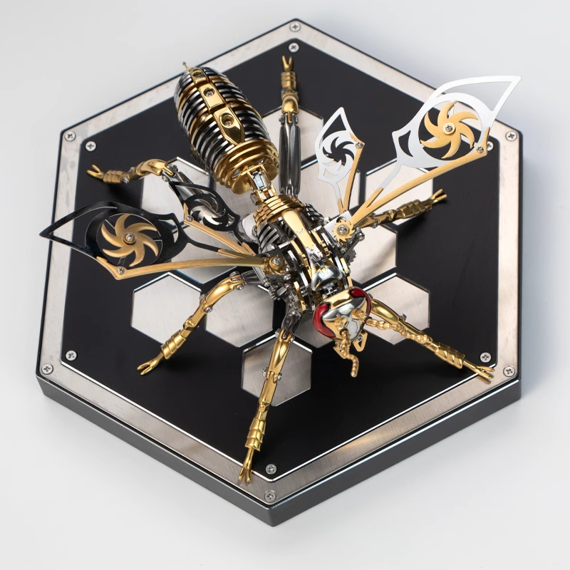 3D Metal Puzzles for Adults Model Kits: DIY to Build Mechanical Wasp ...