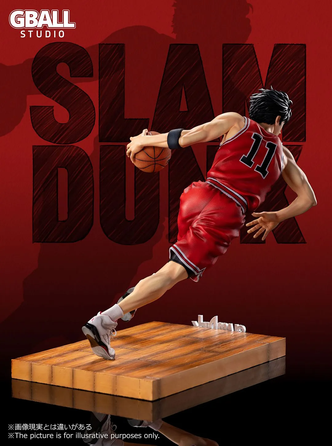 1/6 & 1/4 Scale Sakuragi Hanamichi & Rukawa Kaede - SLAM DUNK Resin ...