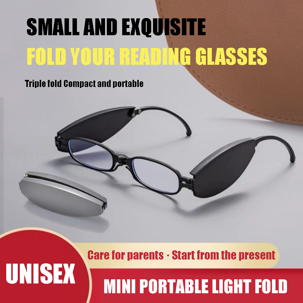 Mini Folding Reading Glasses Portable Women Men Presbyopia Glasses ...