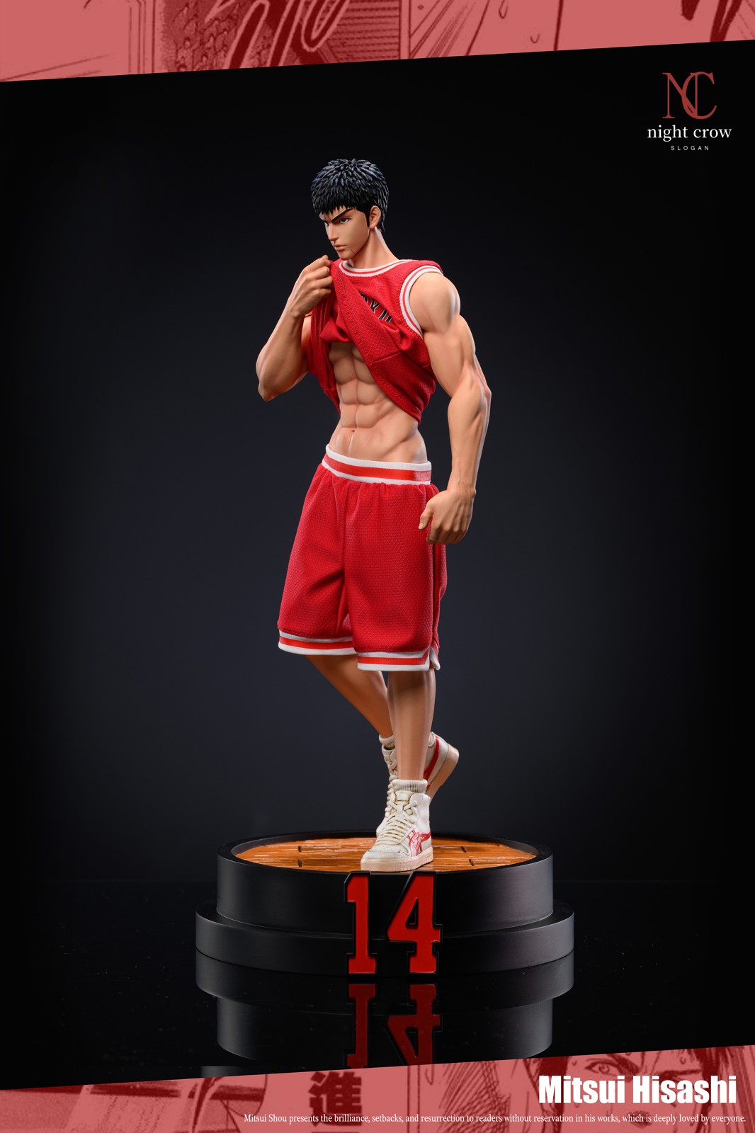 1/6 Scale Hisashi Mitsui - SLAM DUNK Resin Statue - Night Crow Studio ...