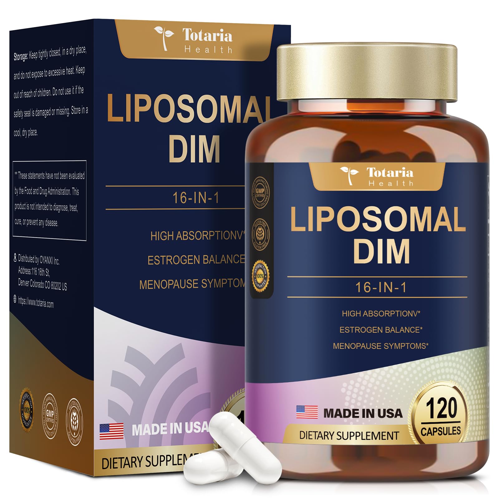 DIM Supplement 400mg Extra Strength Liposomal DIM, Estrogen Blocker ...