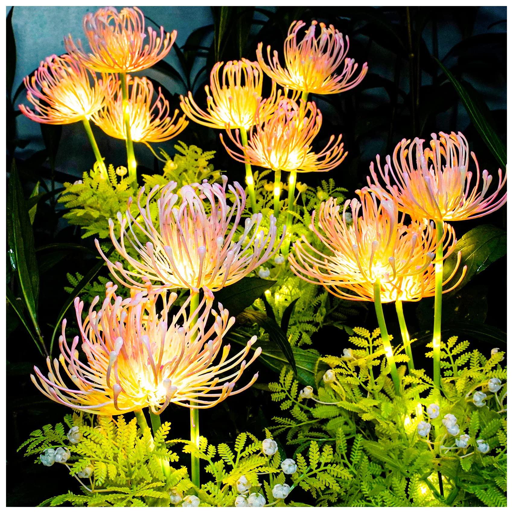 Solar Glowing Flowers Light