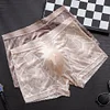 Men's Sexy Translucent Ice Silk Thin Boxer Briefs