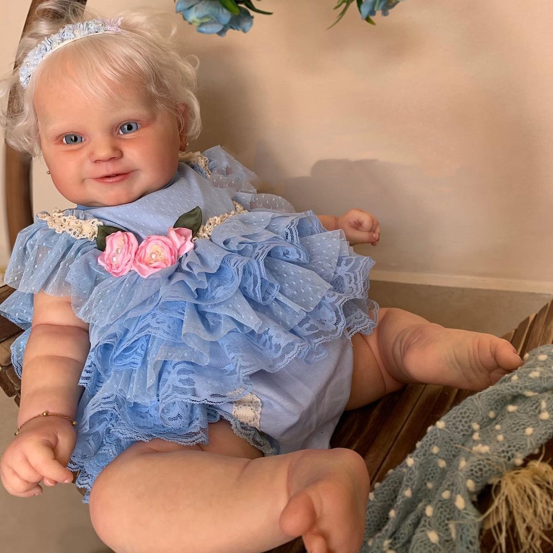 20" Real Lifelike Cute Chubby Reborn Girl Alani