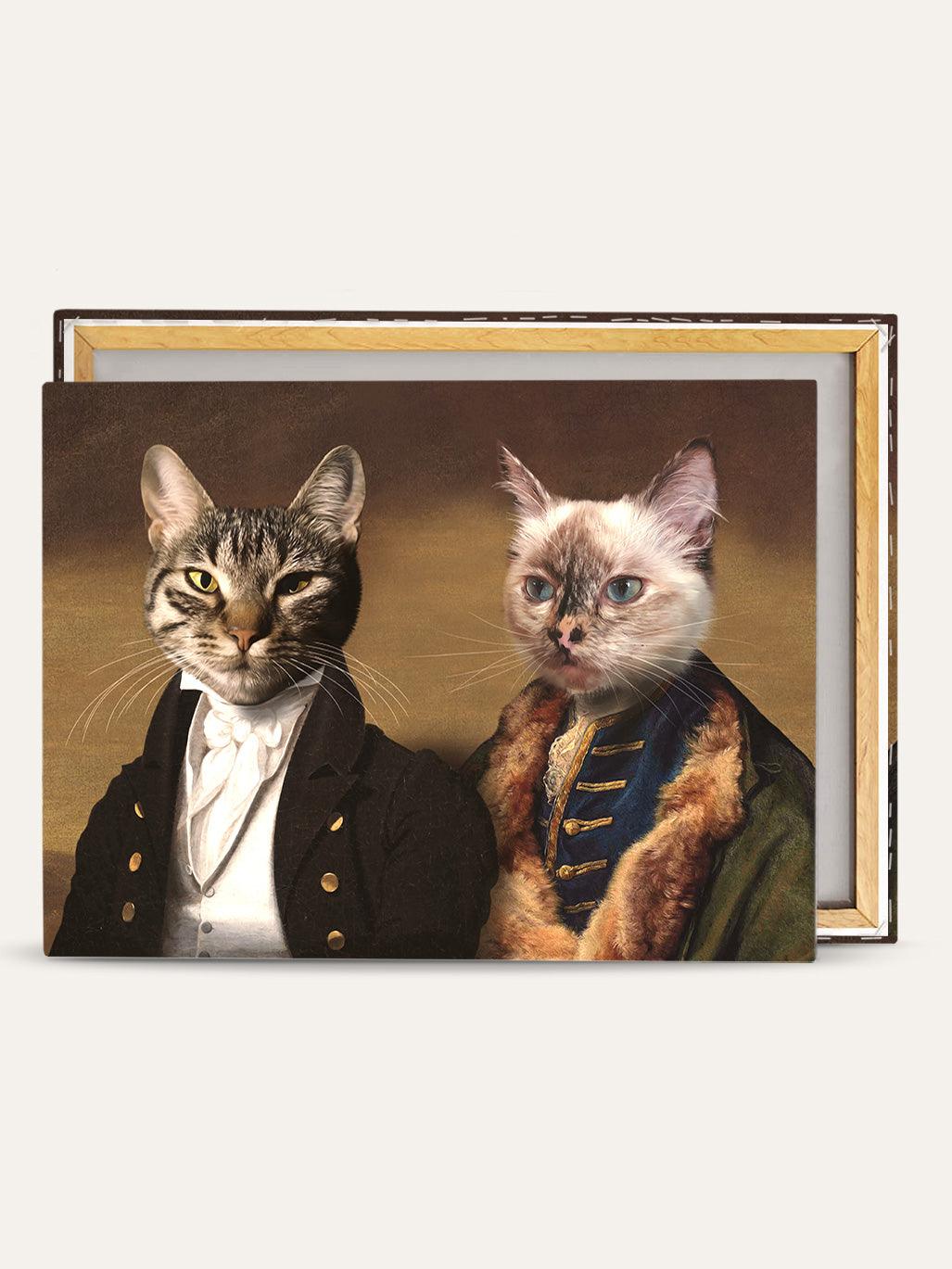 The Baron & The Count – Custom Vintage Pet Canvas