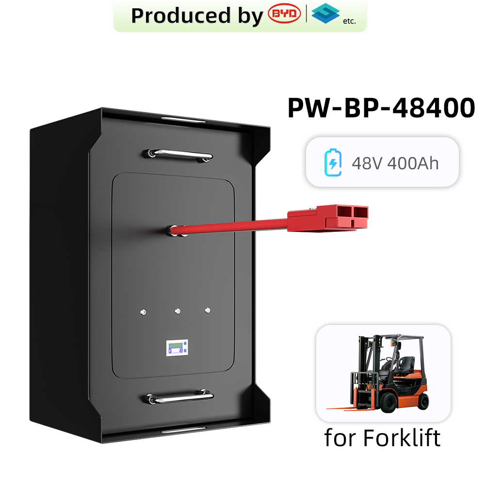 BYD 48V 400Ah Lithium Ion LiFePO4 Battery Packs for Forklift