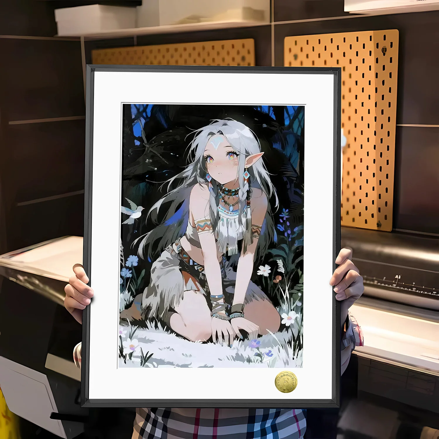 A3 & 4K Size Tribe Elf Frieren Decorative Painting - Frieren: Beyond ...