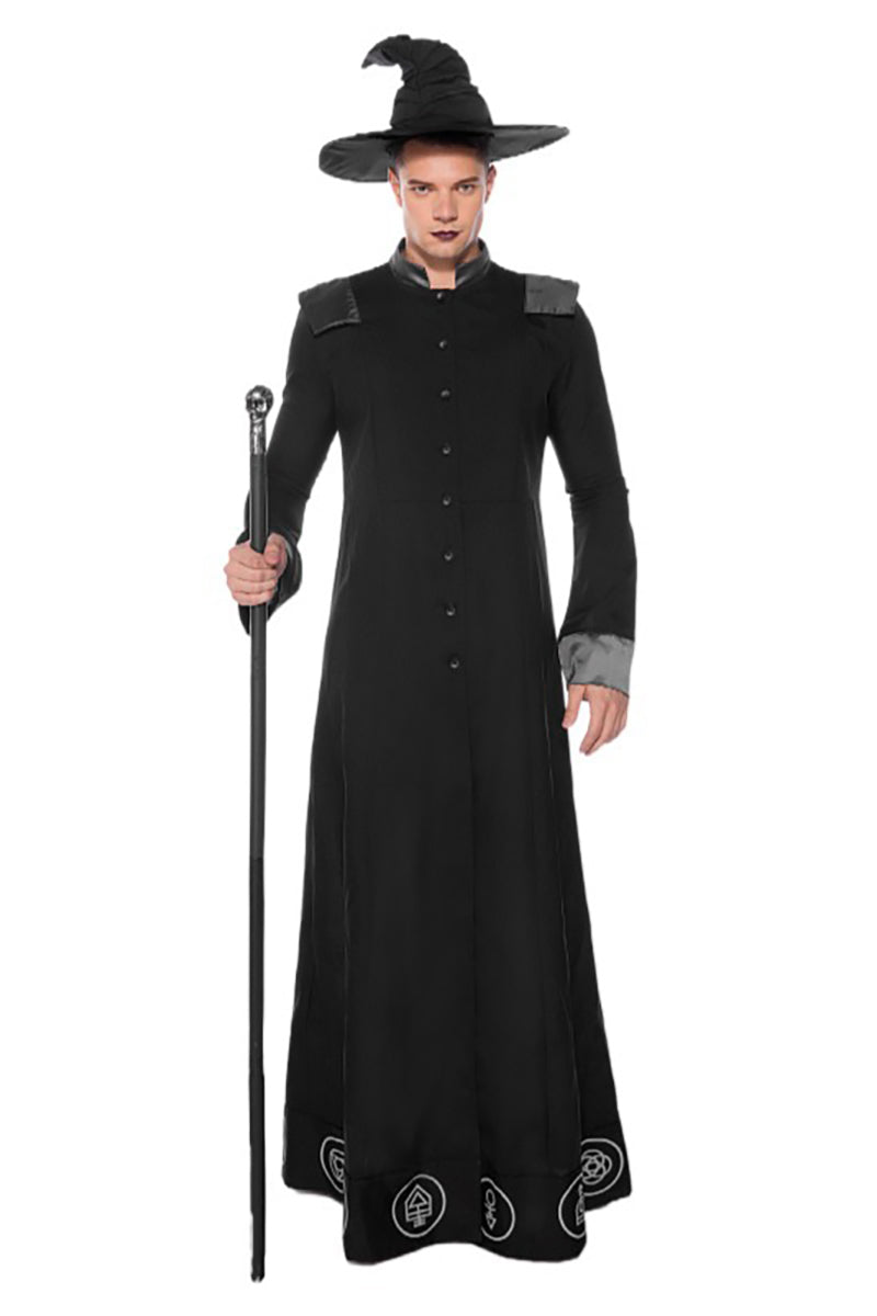 Wizard Halloween Costume Set Without Cane