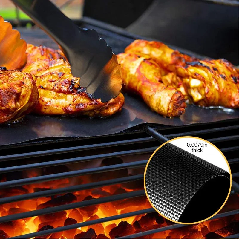 Hirundo Non-Stick BBQ Grill Mats with cutting box