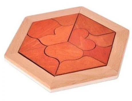 IQ Wooden Brain Teaser Burr Puzzles Traditional Intelligence ...