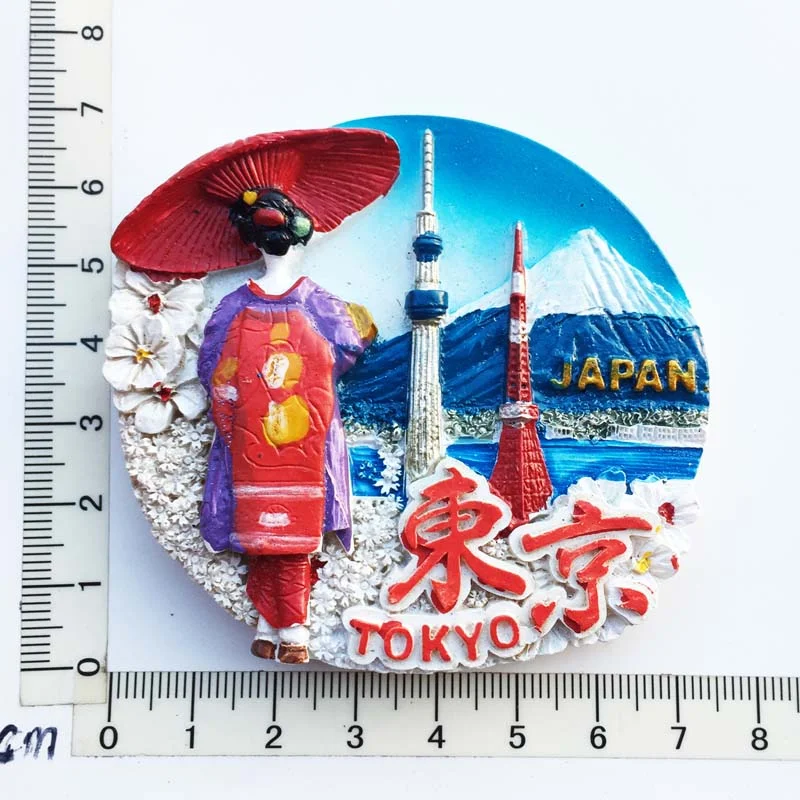 Nigikala Fridge Magnets Mount Fuji Tokyo Kyoto Tourist Souvenir Craft ...