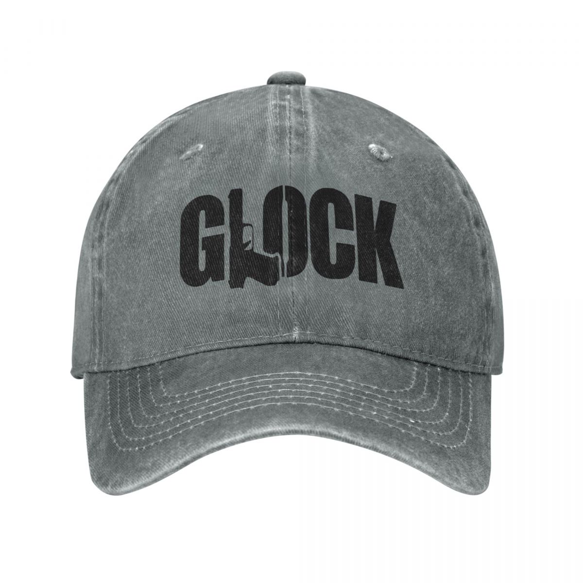 Glock Tactical Shooting Gun Baseball Caps Distressed Denim Snapback Cap ...