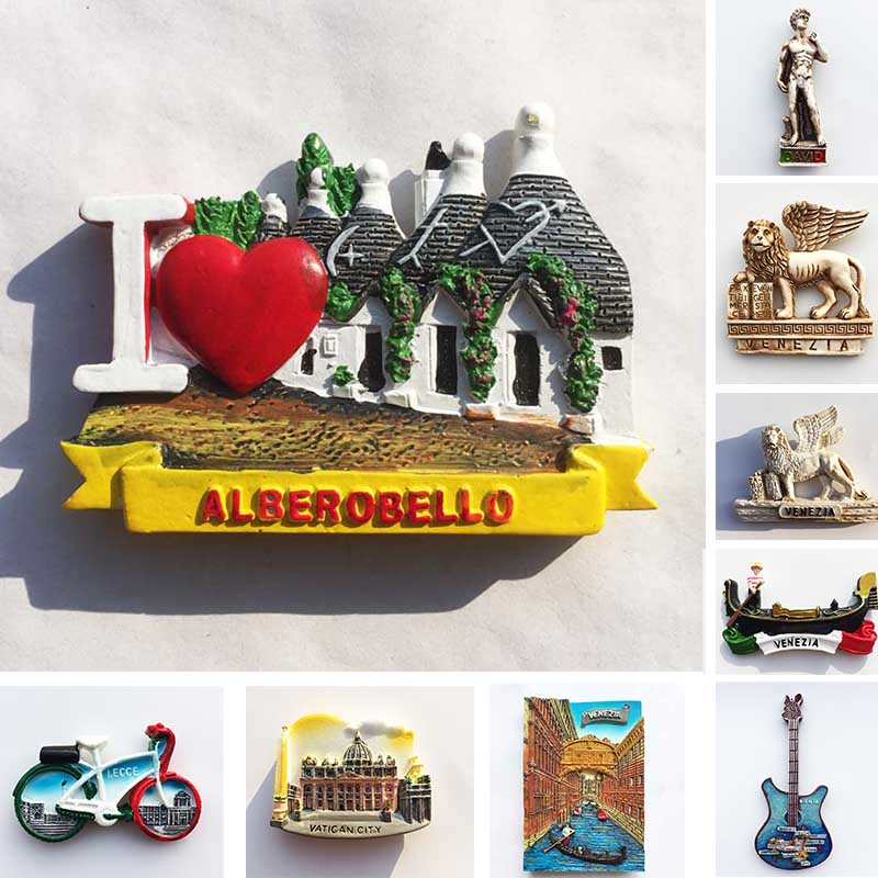 Nigikala Venice Fridge Magnets Italian Taormina Roma Firenze ...